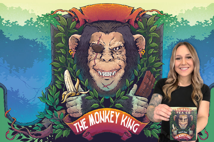 The Monkey King | Chocolate, Banana & Walnut | Green Tea | Caffeinated ...