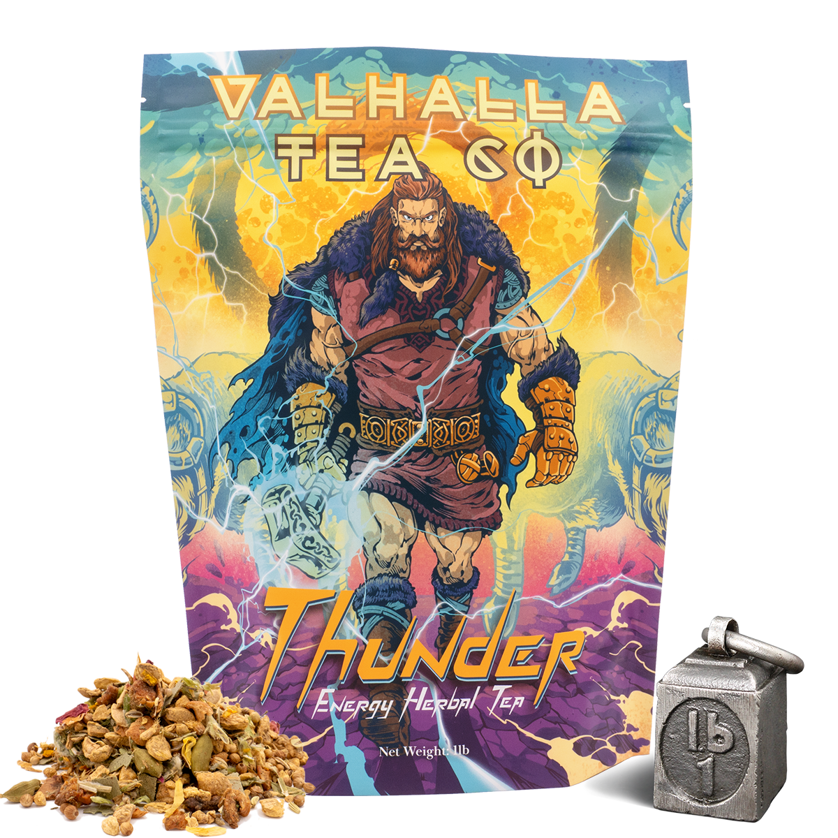Thunder | Spicy & Fruity | Energy Herbal Tea | Non-Caffeinated ...