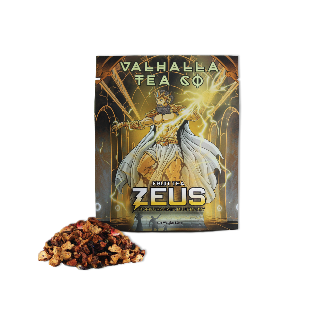 Zeus | Pomegranate, Blueberries, Hibiscus | Fruit Tea | Non-Caffeinate ...