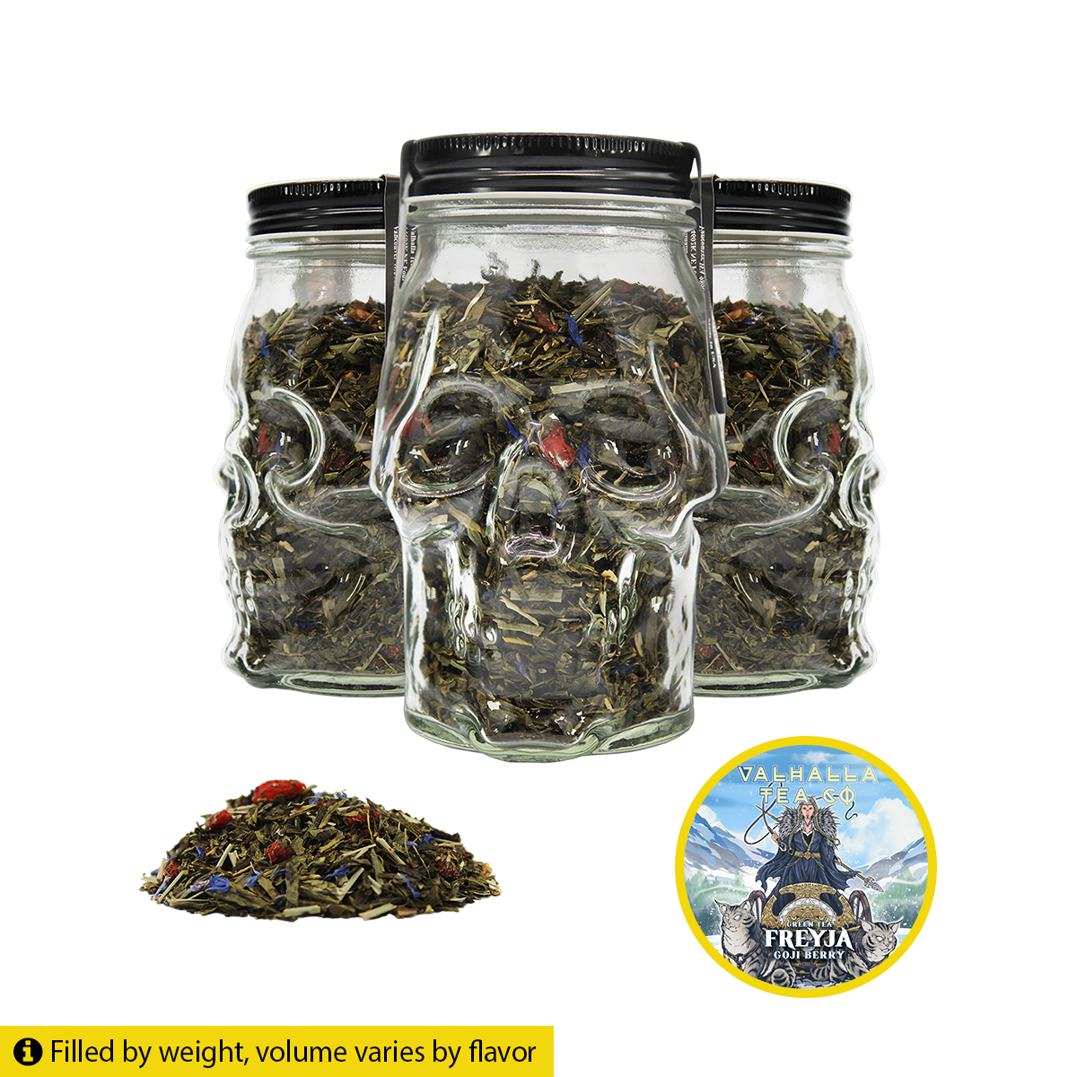 Freyja | Goji Berry | Green Tea | Caffeinated – Valhalla Tea Company